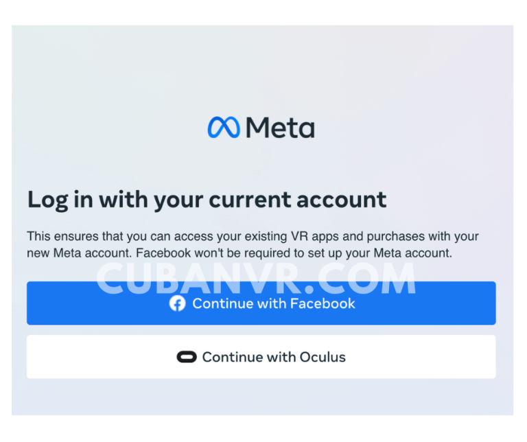 How Do I Log Into My Meta Account On Quest 2? - Cuban VR